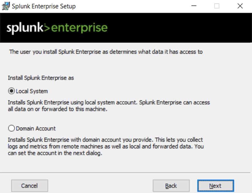 Hướng dẫn cài đặt Splunk cho Windows Server. - BKNS.VN